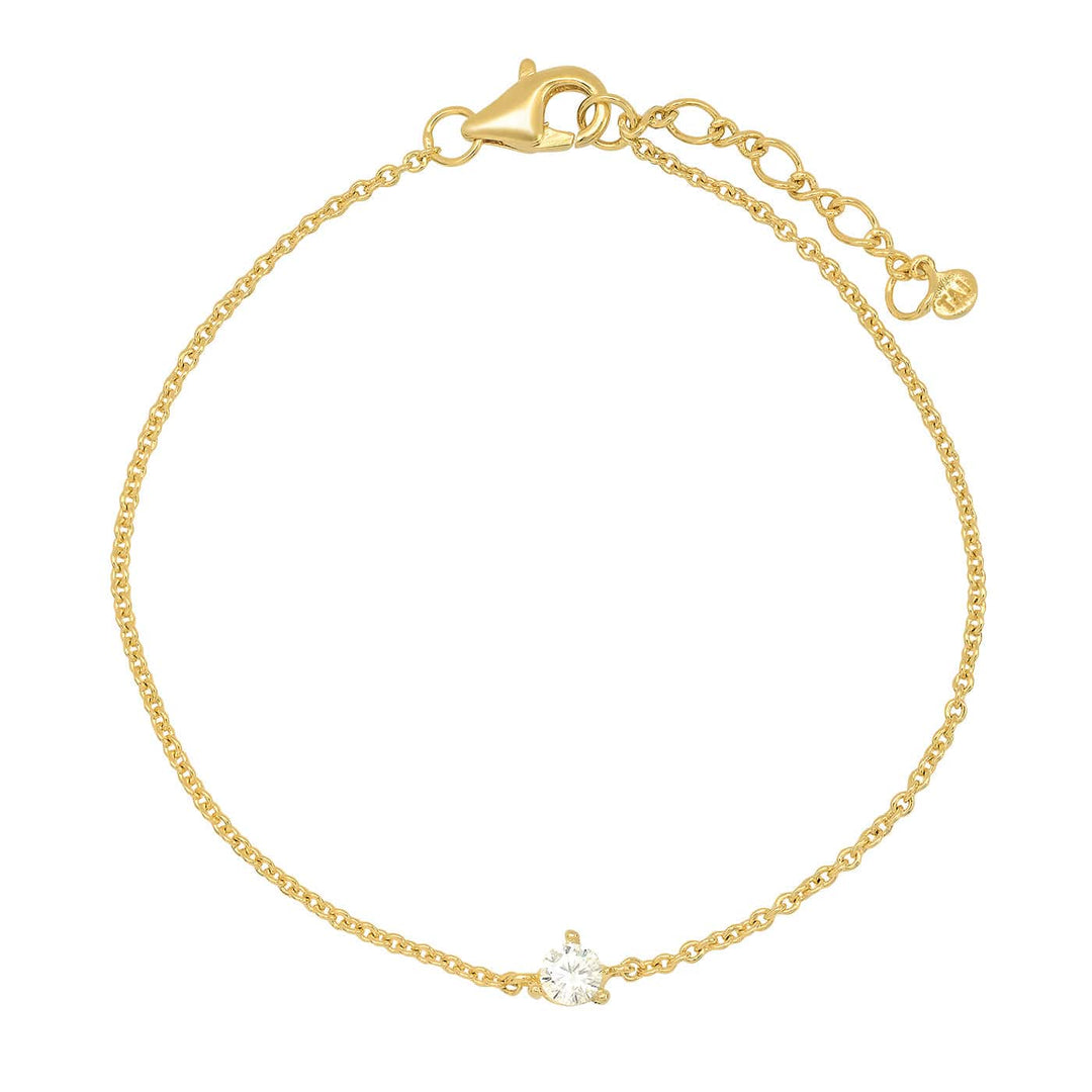Chain Bracelet with CZ – TAI JEWELRY