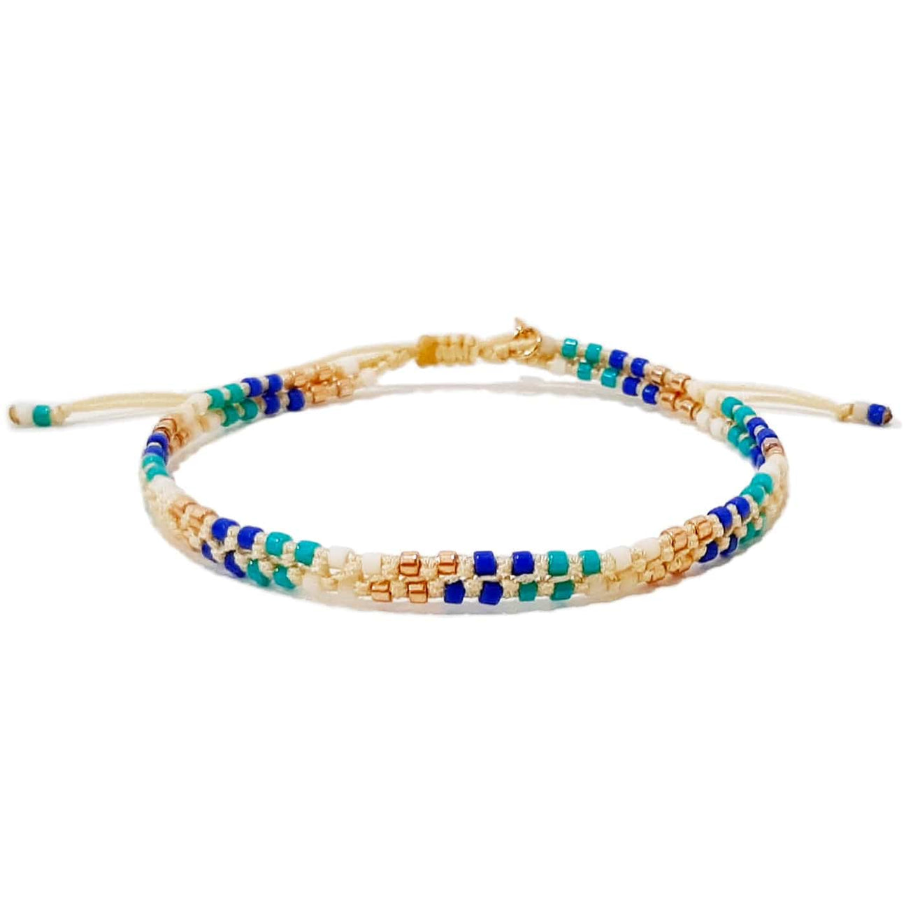 Handmade Double Row Beaded Bracelet – TAI JEWELRY