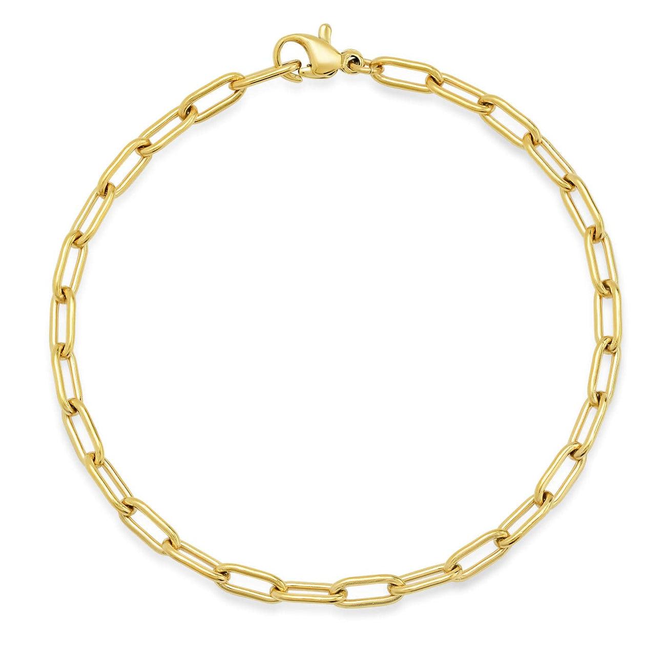 Small Oval Cable Link Chain Bracelet – TAI JEWELRY