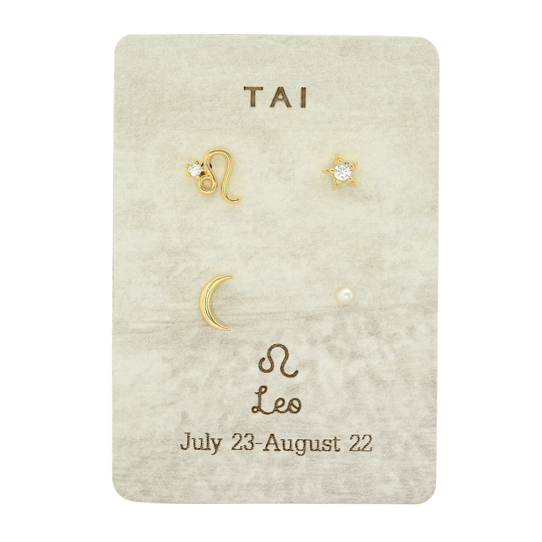 Zodiac Celestial Stud Pack – TAI JEWELRY