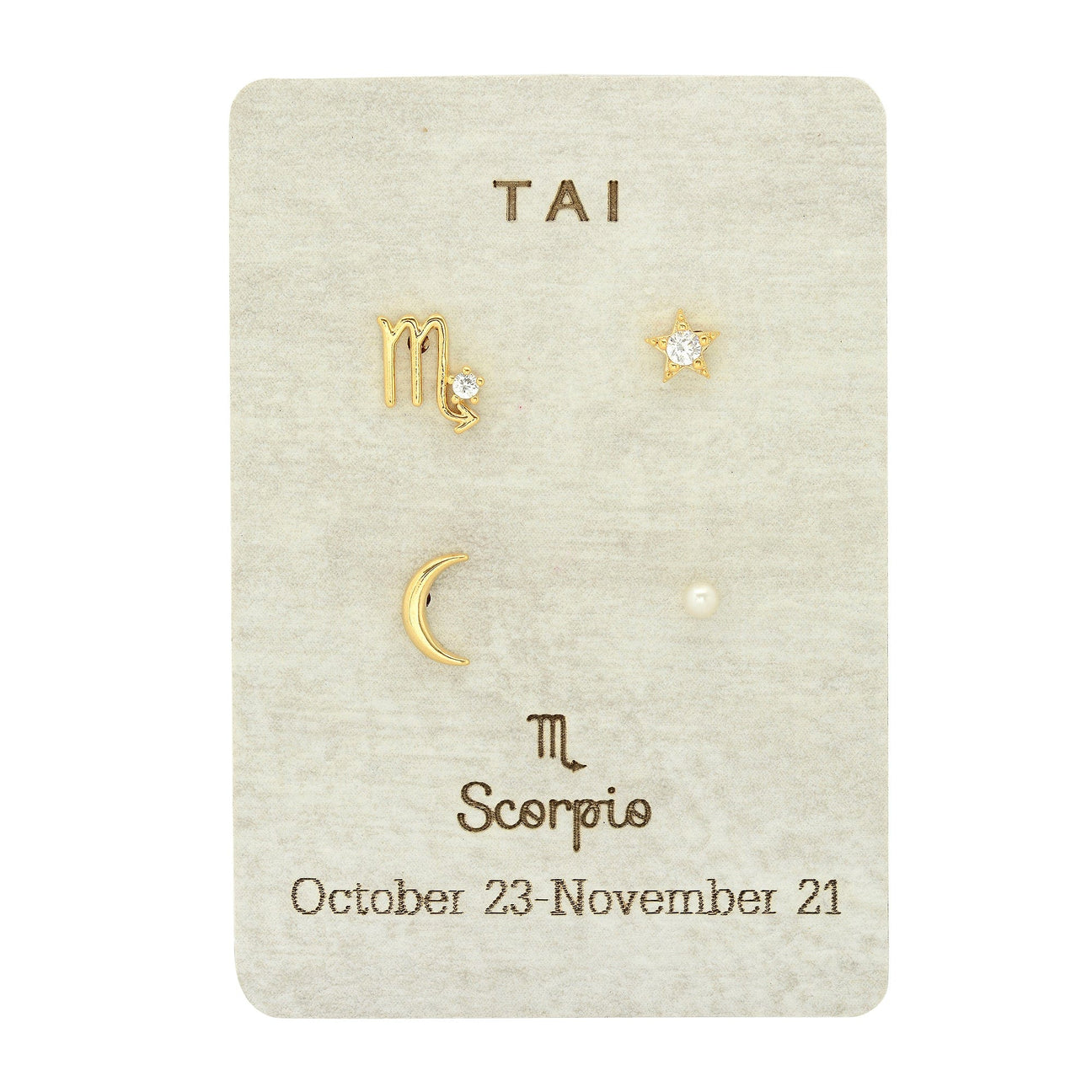 Zodiac Celestial Stud Pack – TAI JEWELRY