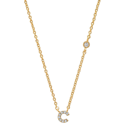 CZ Initial Necklace – TAI JEWELRY