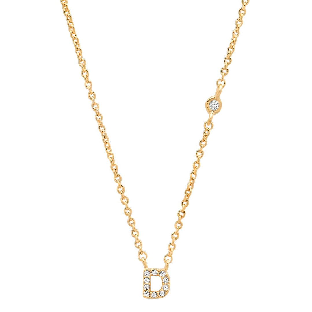 CZ Initial Necklace – TAI JEWELRY