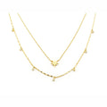 Double Layer Starburst Necklace – TAI JEWELRY
