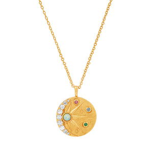Star and Moon Coin Necklace – TAI JEWELRY
